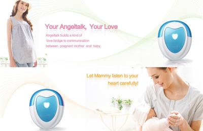 China FDA Ultrasonic Prenatal Hand Held Fetal Doppler Safety Baby Heartbeat Detector for sale