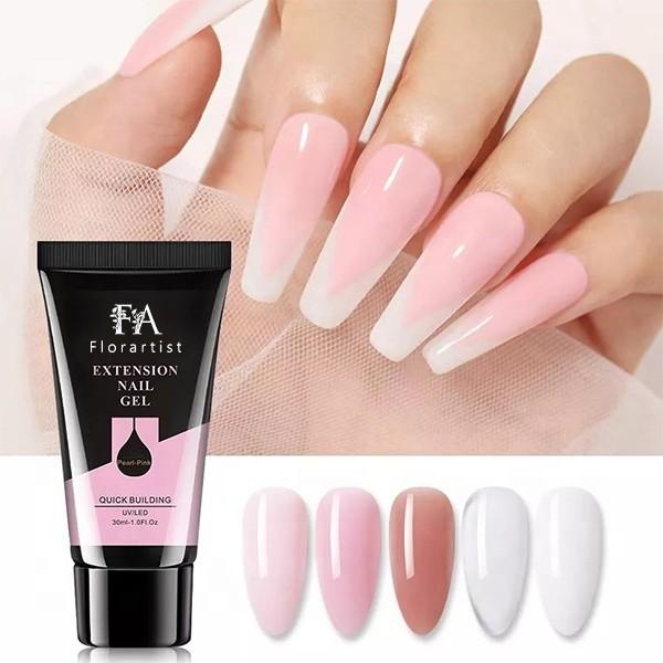 Quality Factory Acrylic in Tube Nail Gel Arts Design Private Label Builder Gel 34 Colors 30g Poly Gel for Nail Salon Shop for sale