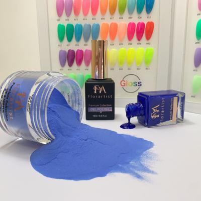 China OEM UV Nail Gel 3 in 1 Match Acrylic Nail Glitter Dipping Powder Three Step Gel Nail Polish Acrylic Powder Wholesale for sale