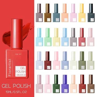 China Wholesale Packaging Factory Custom Square Empty Nail UV Gel Polish Bottle With Brush for sale