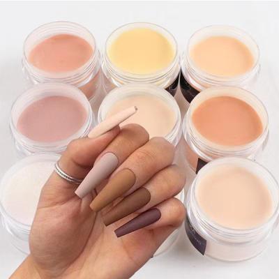 China Professional Nail Art Neon Colorful Clear Acrylic Powder Wholesale Best Quality Long-lasting Dip Acrylic Powder for sale