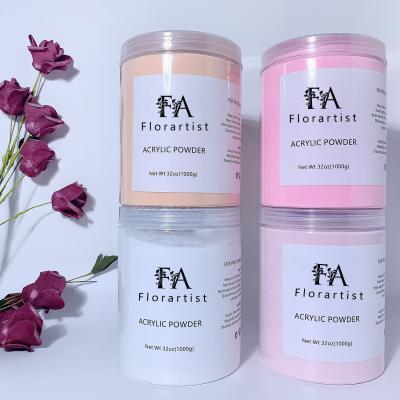 China Bulk Custom Private Label Acrylic Powder Nails Nail Art Acrylic Nude Pink Color Powder Dipping Powder for Nail Art for sale