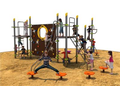 China Anti - Static Kids Outdoor Gym Equipment , Climbing Structure For Toddlers for sale