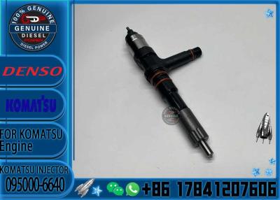 Cina Iniezione di carburante con ugello diesel nuovo e originale 095000-6640 6251-11-3200 6251-11-3201 per il motore KOMATSU SAA6D125E-5C/5D in vendita