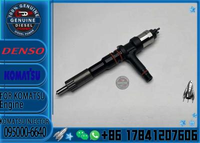 Cina Iniezione di carburante con ugello diesel nuovo e originale 095000-6640 6251-11-3200 6251-11-3201 per il motore KOMATSU SAA6D125E-5C/5D in vendita