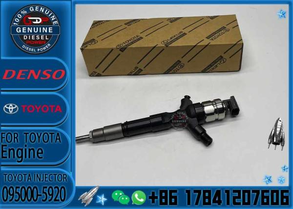Quality  095000-5920 auto engine diesel fuel injector 5920 common rail injector 0950005920 23670-09070 23670-0L020 for sale
