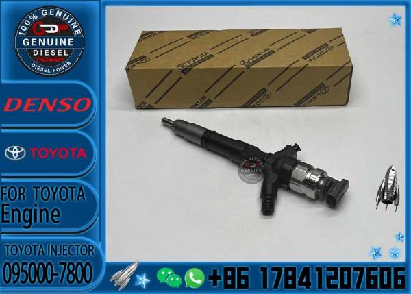 Quality Diesel Fuel Injector Common Rail Injector Assembly 095000-7801 095000-7800 23670-30310 for TOYOTA Hiace 2KD-FTV Euro IV for sale