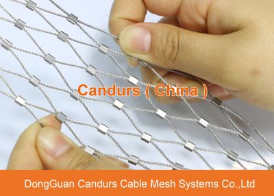 China Flexible Stainless Steel Flexible Rope Mesh Ferrule Type-Candurs for sale
