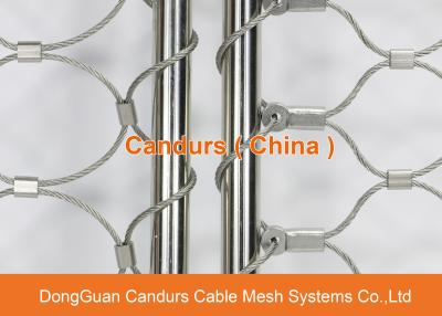 China Flexible X-Tend Stainless Steel Cable Net For Stairs Balustrades for sale