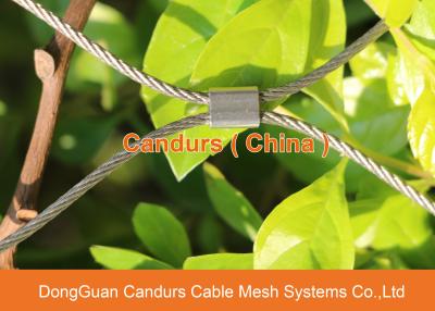 China AISI 316 Flexible Stainless Steel Rope Wire Mesh For Stair Security for sale