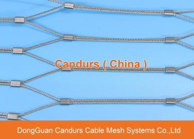 China Flexible Stainless Steel  Ferruled Cable Mesh For Balustrade Infilling for sale