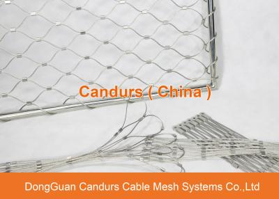 China Flexible And Durable Stainless Steel Wire Diamond Mesh For Security for sale