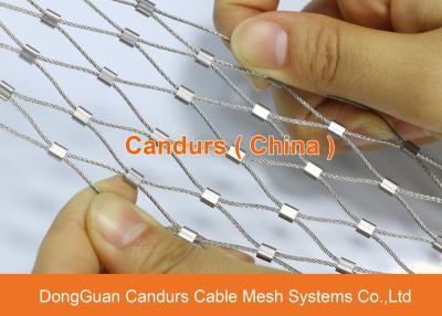 China AISI 316 Flexible Stainless Steel Wire Mesh Sleeve Type For Handrailing for sale