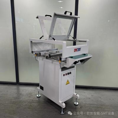 China SMT Double-Rail Pcb Inspection Conveyor With Dust Cover 4mm Widened Pulleys And Adjustable Width 50-350mm for sale