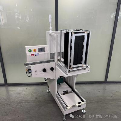 China 250L Fully Automatic PCB Unloader for SMT Production Lines with 50mm-250mm PCB Width and 900±50mm Conveying Height for sale