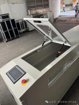China 9M SMT PCB Shuttle Conveyor With Adjustable Height 900±50mm And Multiple Inlet & Outlet Modes For Stable PCB Transfer for sale