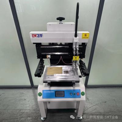 China Semi-automatic Solder Paste Printer with ±0.02mm Printing Accuracy PLC Control System and Floating Squeegee for SMT for sale