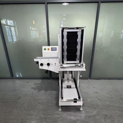China OK-LX-250S L-type PCB Unloader Machine With 50-250mm PCB Width Dual-Frame Alternating And SMEMA Interface for sale