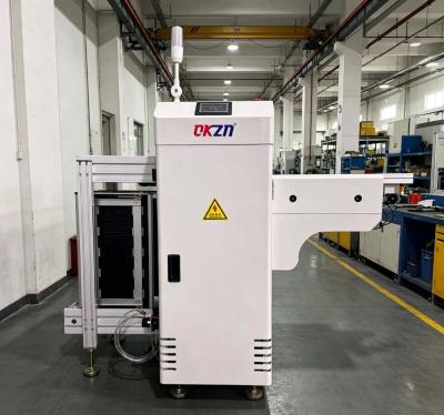 China OK-AU-460 Extra Large 460mm PCB Width SMT PCB Unloading Machine with Bidirectional Switchable Conveying and 20-Second Rapid Frame Change for sale