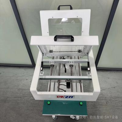 China SMT Dual-Rail Dustproof Conveyor Table with 4mm Widened Pulleys, 2KG High Load Capacity, and Customizable Size & Structure for sale