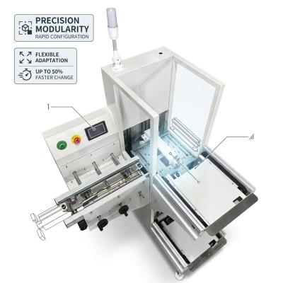 China L-shaped SMT board collecting machine, fully automatic PCB unloading and collecting machine for sale