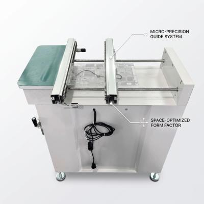 China SMT Conveyor with 35B Ball Chain 10KG Rated Load and Adjustable Board Width for Stable PCB Transport for sale