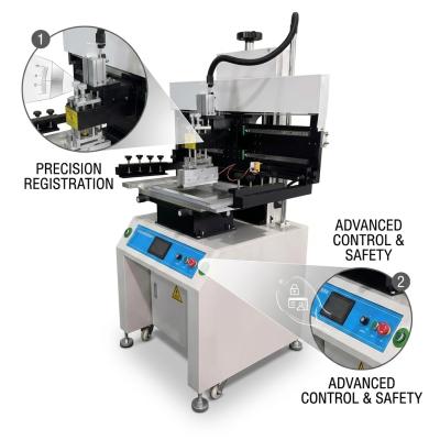 China SMT Solder Paste Printer Touch Screen PLC Control Fault Diagnosis PCB Assembly Line Equipment for sale