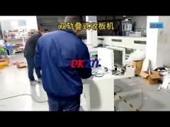 dual-track stacking unloader for smt production line