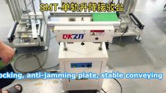 SMT Lifting Connector: Real-life photo of production line height difference connection.
