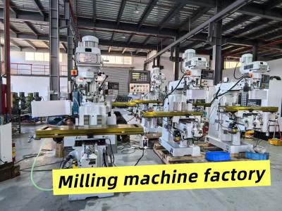 China Heavy Duty Metal Manual Milling Horizontal Mill Vertical Milling Machine factory for sale