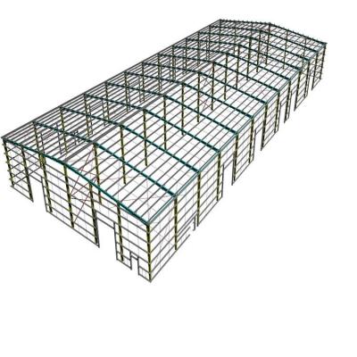 China Light Weight Glass Wool Insulated Prefab Steel Structure Workshop for sale