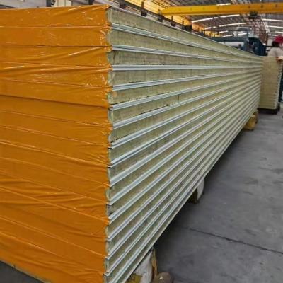 Cina Tipo pannello di S di parete laterale del panino di lana di roccia del collegamento con isolamento termico in vendita
