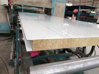 China as lãs de rocha da espessura de 200mm imprensam o painel para a parede à prova de fogo do quarto desinfetado à venda