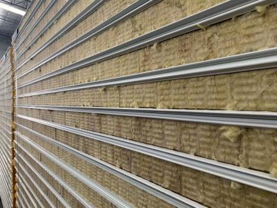 China El panel de bocadillo incombustible de las lanas de roca del buen aislamiento con el tipo lado de S de la conexión en venta