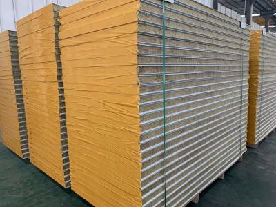 China El panel de bocadillo incombustible de las lanas de roca del buen aislamiento con el tipo lado de S de la conexión en venta