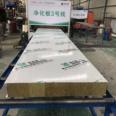 Cina Costruzione farmaceutica del pannello a sandwich della parete della lana di roccia di industriale di personalizzazione 150mm in vendita