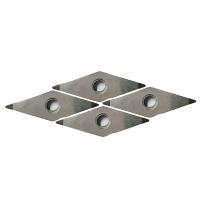 China Yamada PCD PCBN Super Hard Inserts Turning Tool Blades 10mm for sale