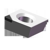 China Super Hard Spinning CBN Inserts with Wiper PCBN Inserts for Turning 80-120 Characters for sale