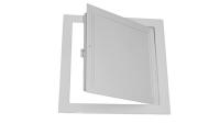 China CNC Machined Aluminum Plasterboard Access Panel 600x600mm with Pin Hinge for sale