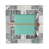 China Pin Hinge Aluminum Ceiling Access Panel 200x200mm to 600x600mm with Safety Lock System for Building Maintenance for sale