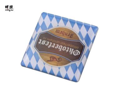 China Promotion Items Square Lapel Pins Stainless Steel Badges 11g  Weight for sale