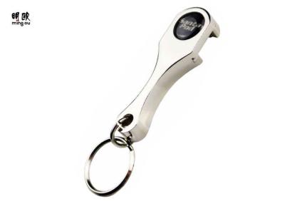 China Zinc Alloy Beer Bottle Openers Custom Shape Epoxy Doming Logo for sale
