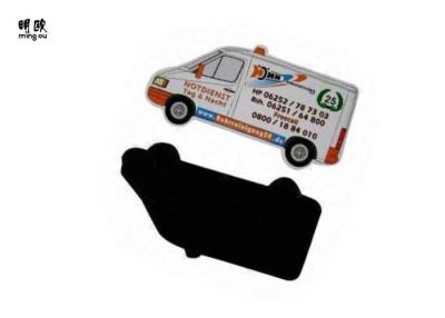 China Car Shaped Paper Fridge Magnet  With Photos , Logo Printed Promotional Fridge Magnets for sale