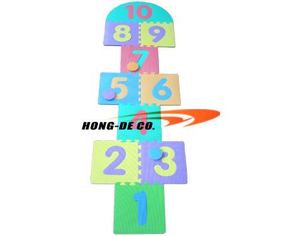China Estera de Eva Foam Hopscotch Puzzle Game en venta