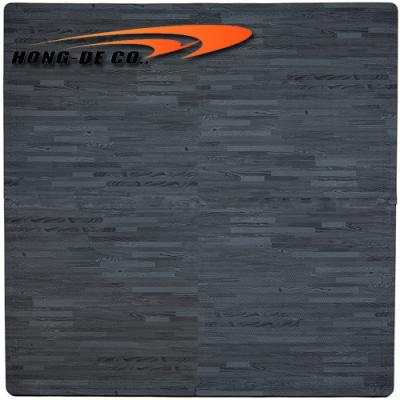 중국 3/8 " 부드러운 나무 무늬 바닥은 아이들 운동장 사용을 타일로 덮습니다 판매용