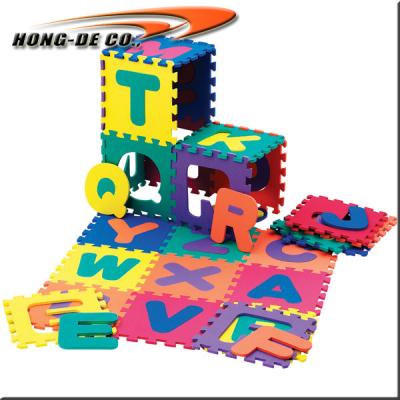 China Herramientas educativas certificadas CE de EVA Alphabet Puzzle Foam Mat de la célula cerrada en venta