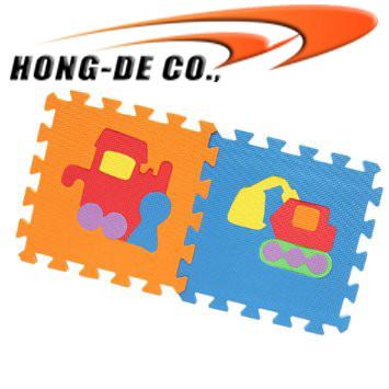 China Los niños multi del color trafican la estera EN71-1-2-3 de la espuma del rompecabezas certificada en venta