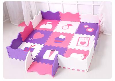 China Los carriles portátiles diseñan al OEM de la estera de la espuma del rompecabezas de los niños aceptado en venta