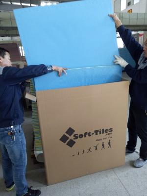 중국 Ｔ 패턴 3 층 1mx1m eva 폼 실습 매트 스퀘어 판매용