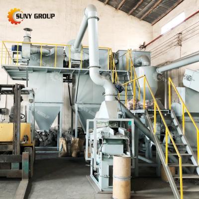 China Aluminum Final Product Scrap Lithium Battery Waste Anode Cathode Materials Recycling Machine for sale